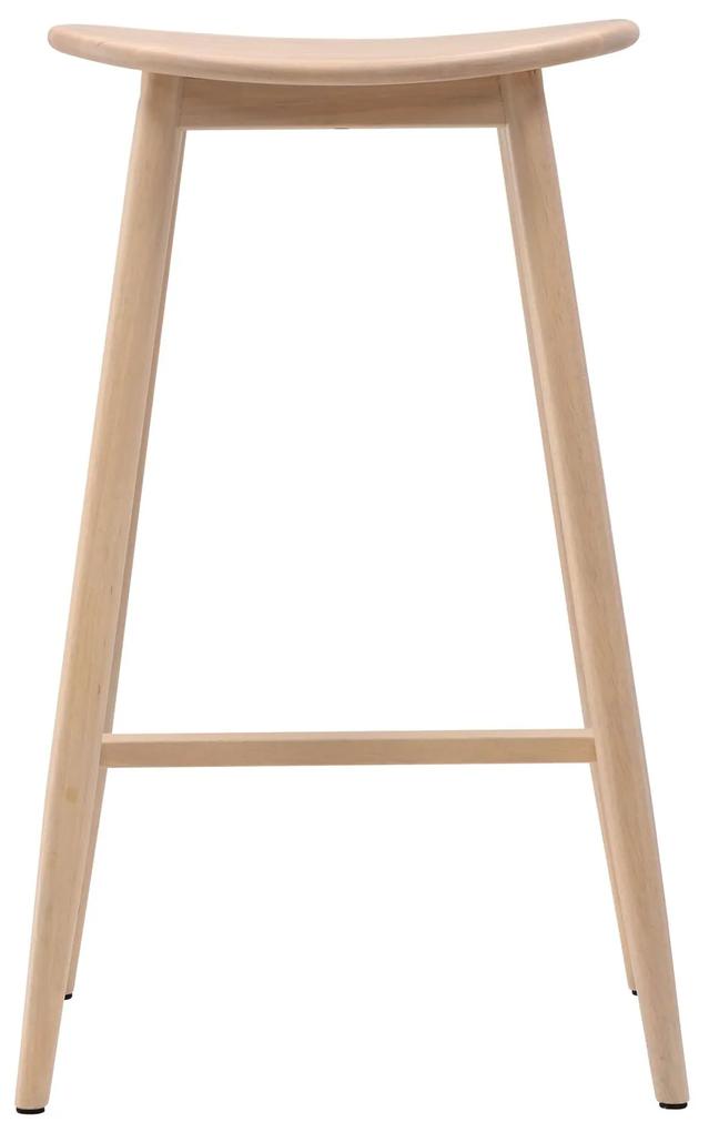 Barová židle Orust, smetanová, 43.5x37x76.5