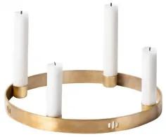 Candle Holder Circle Small brass Ferm Living