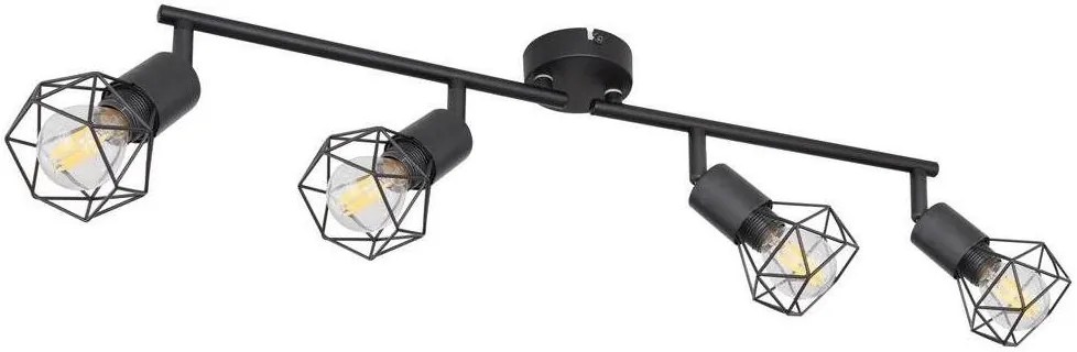 Globo 54802s-4 přisazené stropní svítidlo xara 4x40w | e14 - černá