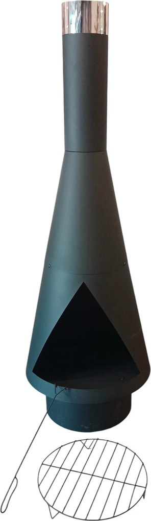 IQ Garden Ohniště s komínem 160 cm IGNIRA 327231