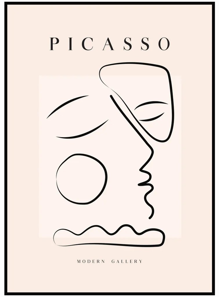 Pablo Picasso - Spokojenost A4 (21 x 29,7 cm)