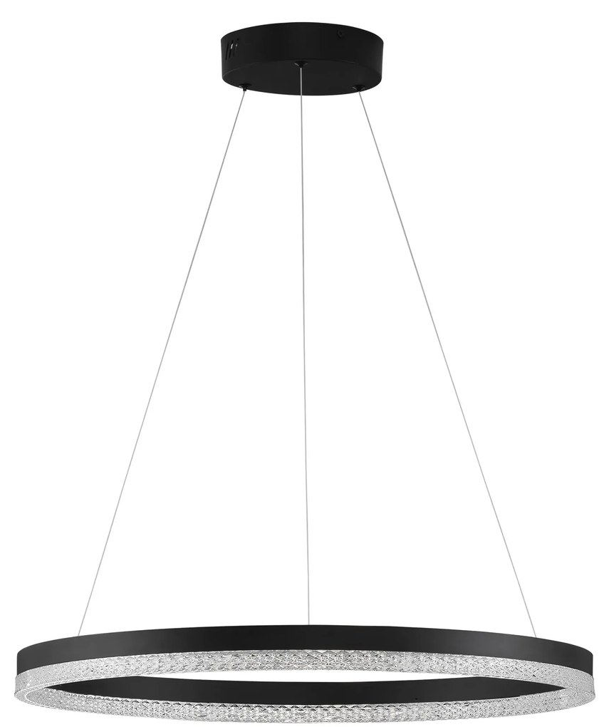 LED lustr Adria 60 černé