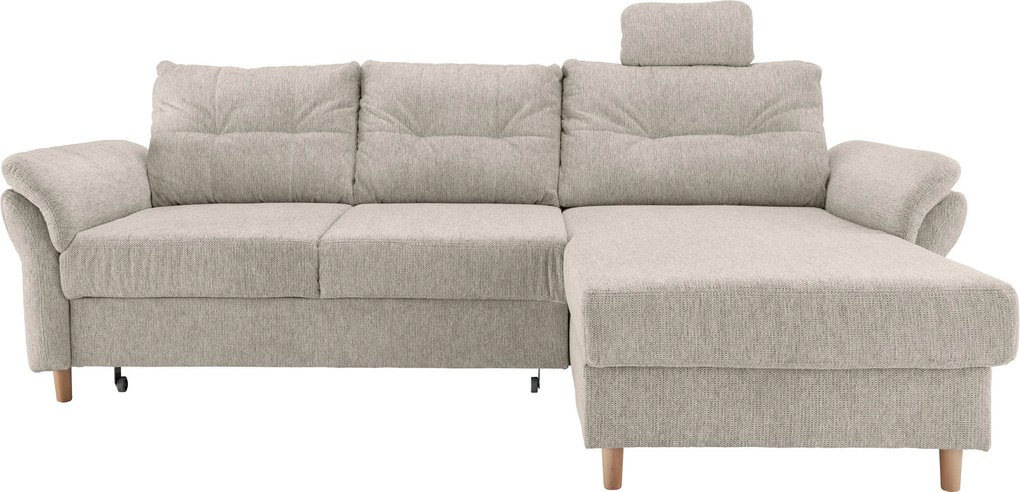 XXXLutz ROHOVÁ SEDAČKA, textil, béžová Livetastic - Sedací soupravy - 002310012727