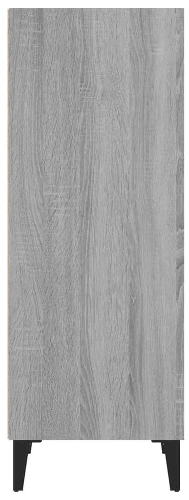 Příborník šedý sonoma 34,5 x 32,5 x 90 cm kompozitní dřevo