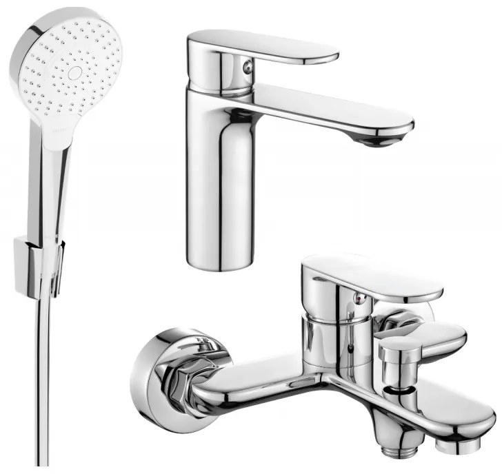 Mexen Milo R05 vanový set, chrom - 71303R05-00