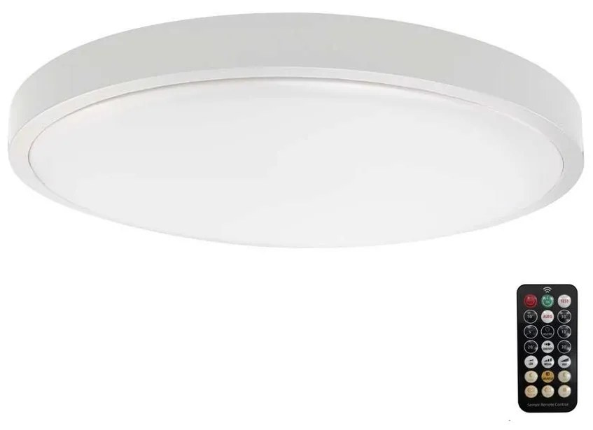 LED Koupelnové stropní svítidlo se senzorem LED/18W/230V 3000K IP44 bílá