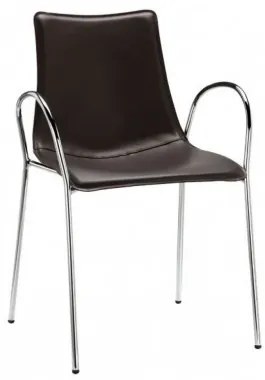 Scab Jídelní židle ZEBRA POP armchair Barva kostry antracitová kostra HODNOTY čalounění Scab Fabric M1 05 - hnědá látka 2645