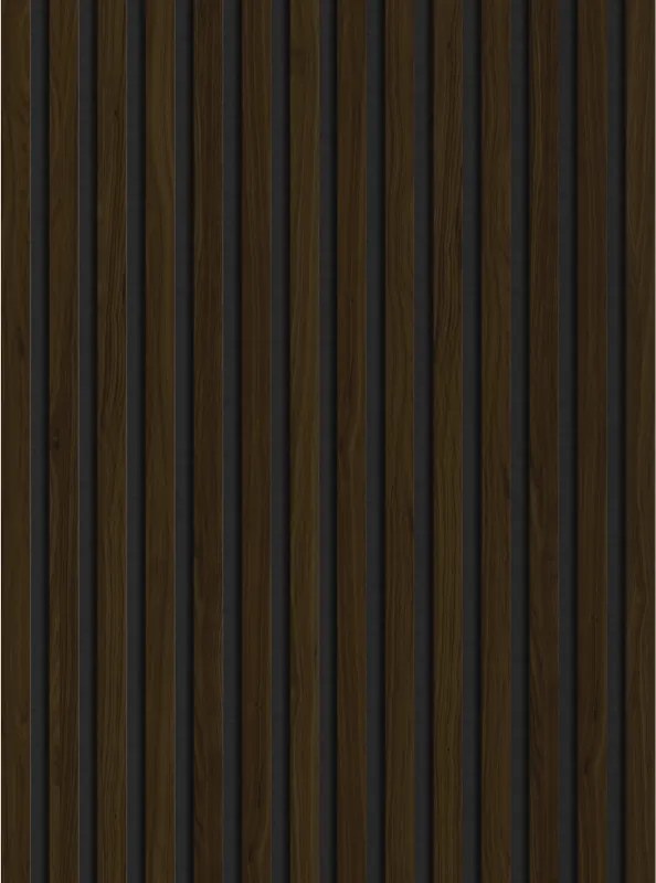 Mexen Lam-F, akustické stěnové lamely 275 × 31,5 cm, filc 6 mm, wenge, S105-275317-2812-071