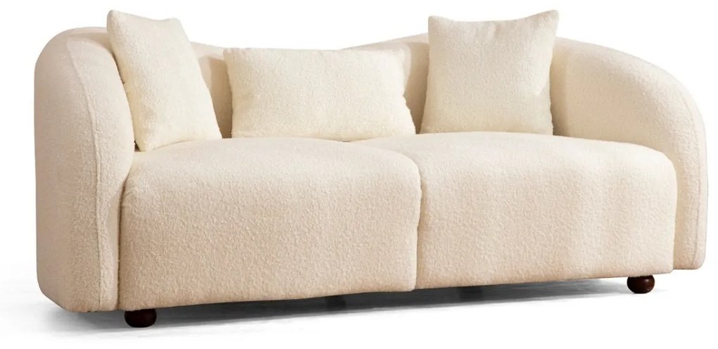 Designová sedačka Wiley 190 cm krémová