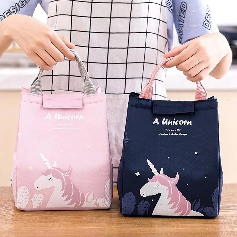 Růžová termotaška pro přepravu jídla UNICORN