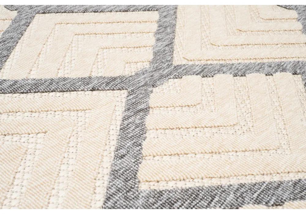 Kusový koberec Malibu krémově šedý 60x100cm