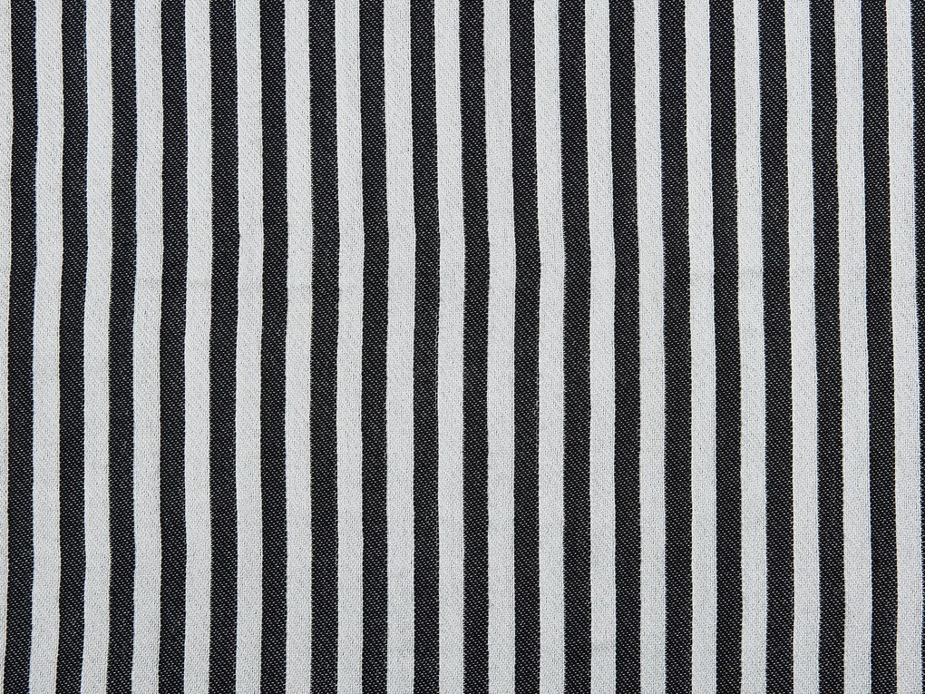 Deka 130 x 170 cm černá/ bílá SUNWAL Beliani