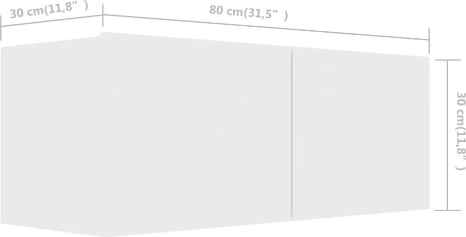 vidaXL Marketos 7dílný set TV skříněk bílý dřevotříska