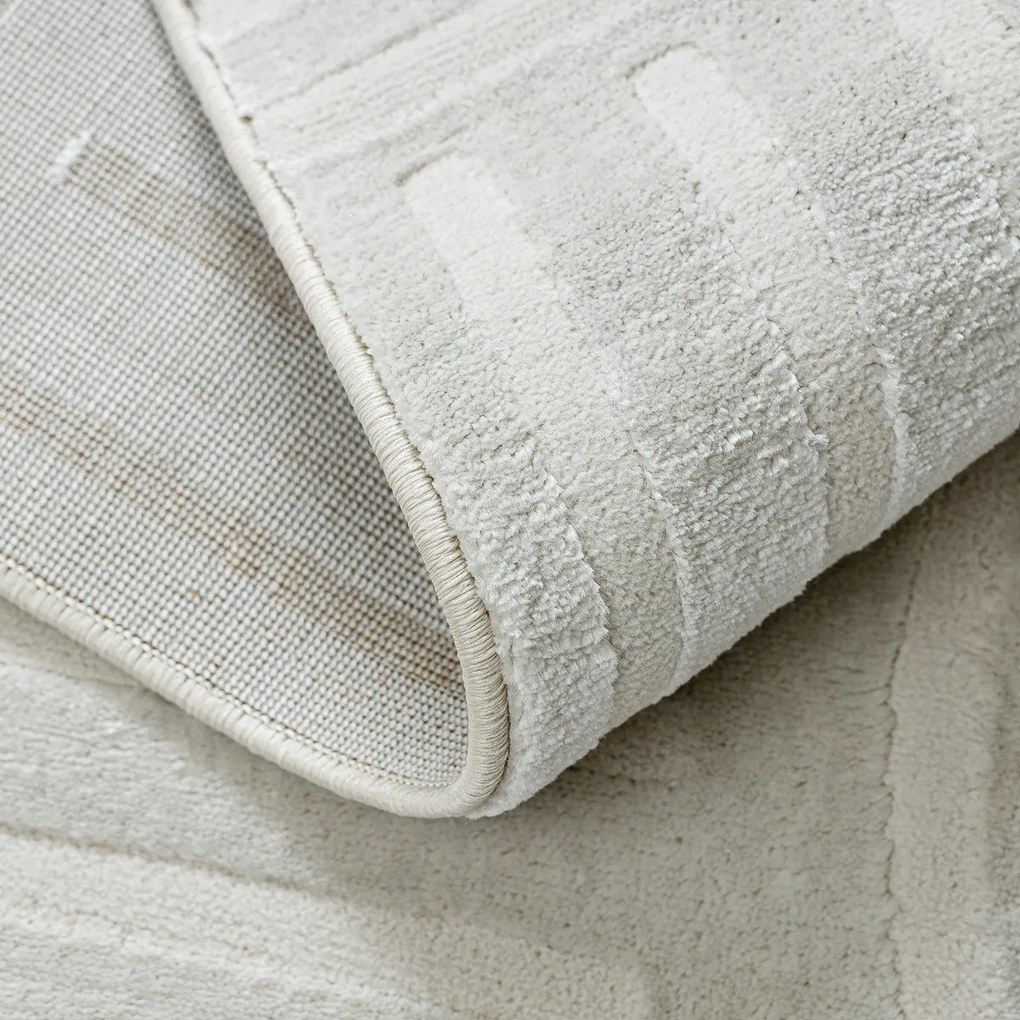 Dywany Łuszczów, Kusový koberec Balance 1918 cream, 140x190, bílá, ložnice