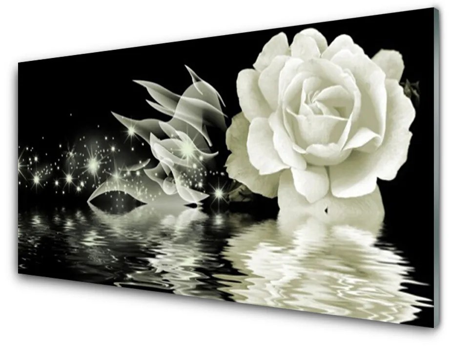 akrylový obraz Růže Květ 120x60 cm