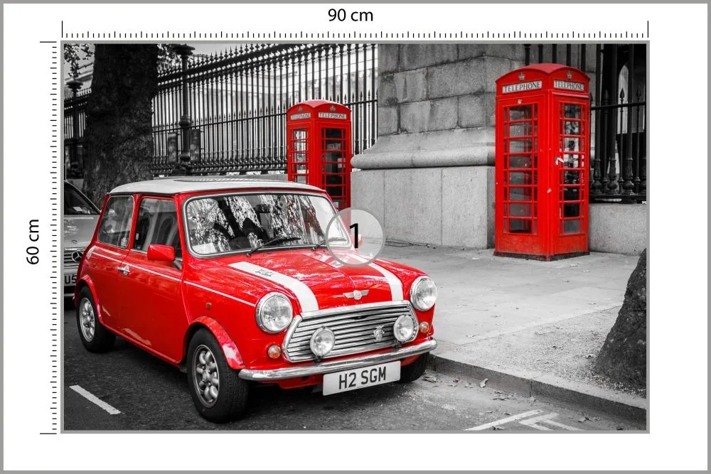 Fototapeta Mini V Londýně Omyvatelný vlies 520x318
