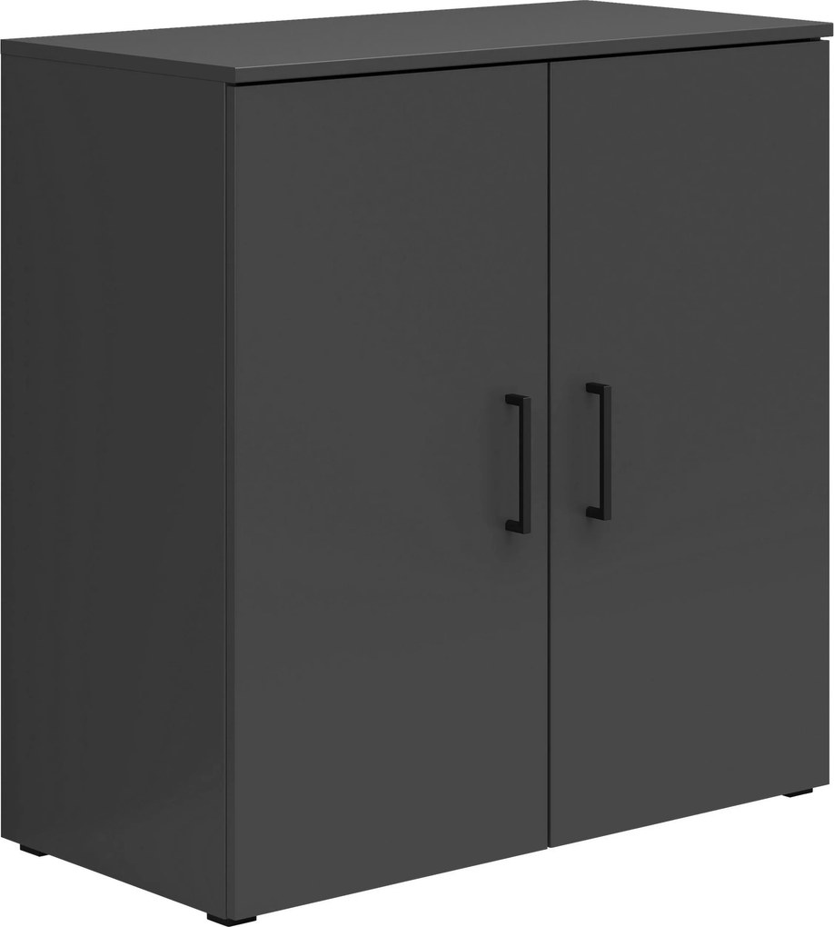 XXXLutz KOMODA, barvy grafitu, 80/83/40 cm Carryhome - Široké komody - 002427022224