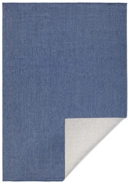 NORTHRUGS - Hanse Home koberce Kusový koberec Twin-Wendeteppiche 103100 blau creme – na ven i na doma - 120x170 cm