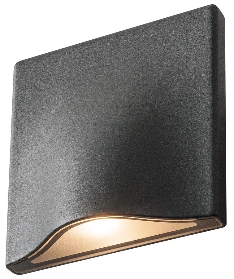 SLV 1002503 Vilua, venkovní nástěnné svítidlo, LED 8,3W 3000K, 12x12cm, IP54