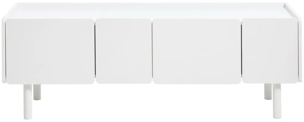 Designový TV stolek Feliciana 160 cm bílý