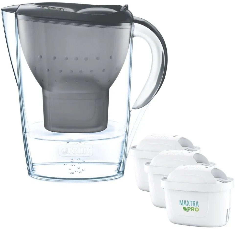 Filtrační konvice brita marella 2,4 l grafit + 3 ks mx pro po 2024