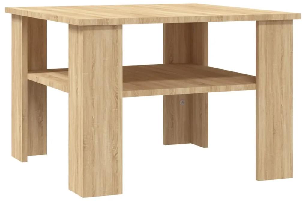 Konferenční stolek dub sonoma 60 x 60 x 42 cm dřevotříska - Default Title