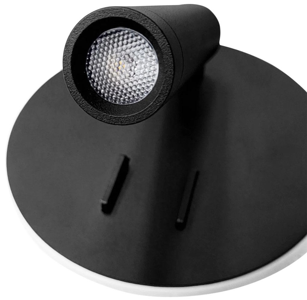 Toolight Toolight, LED nástěnné svítidlo 16x14cm, 10W, APP1614-1W, černá, OSW-06529