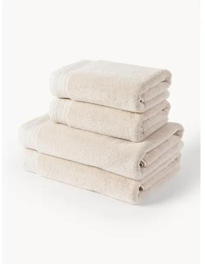 Sada ručníků z organické bavlny Premium, různé velikosti sady