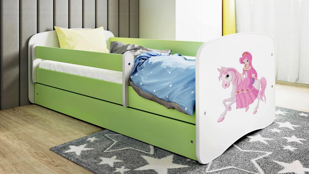 XXXLutz POSTEL PRO DĚTI A MLÁDEŽ 80/160 cm, zelená, bílá MID.YOU - Dětské pokoje sestavy - 002142000249