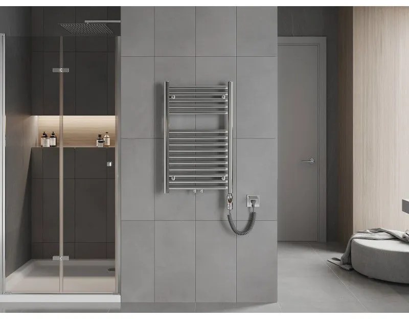 Mexen Hades, elektrické topné těleso 800 x 500 mm, 300 W, chromová, W104-0800-500-2300-01