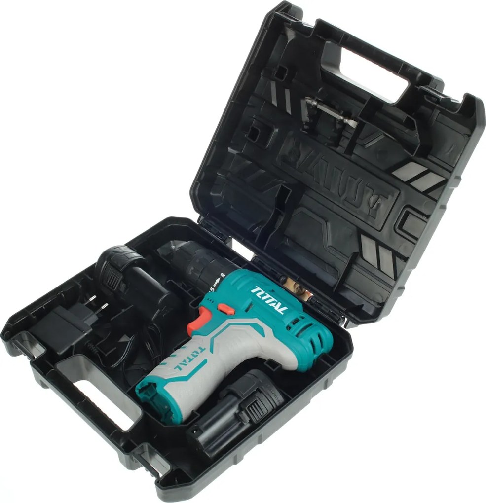 Vrtací šroubovák aku, 12 V Li-ion (2 × ), 1500 mAh TOTAL TDLI12325