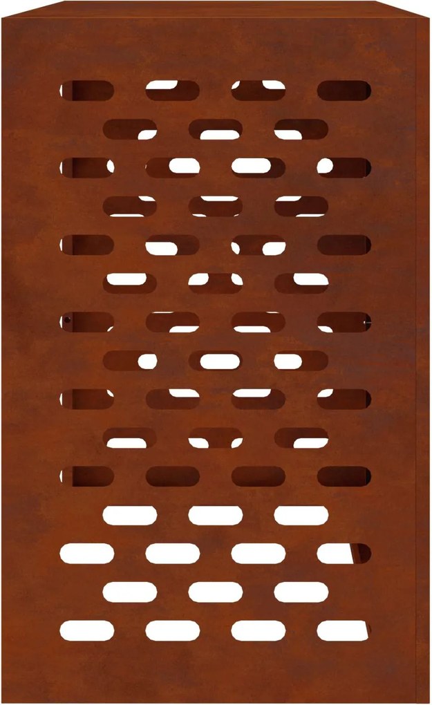 vidaXL Ochrana klimatizace Rezavá 110 x 50 x 80 cm