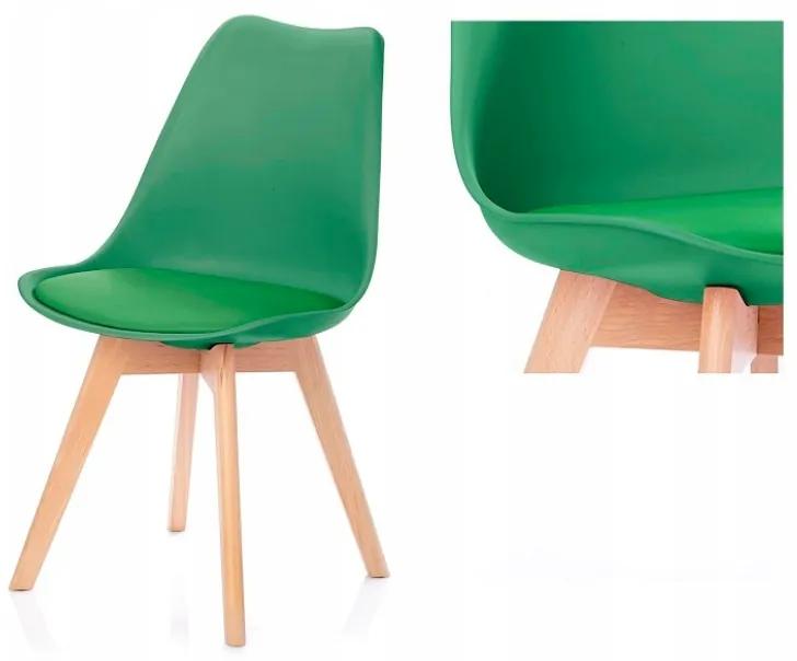 Skandinávská židle 48x39x82cm, více barev Barva: Zelená