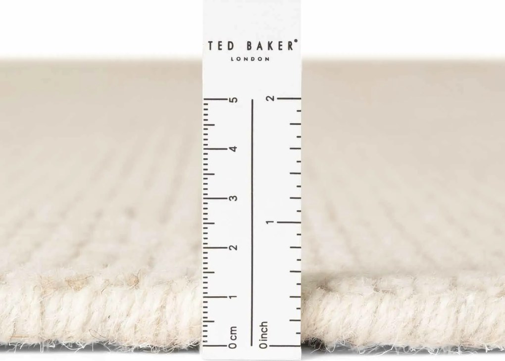 Ted Baker, Kusový koberec Ted Baker Greenwich 106361 Natural White kruh, 160x160, béžová, dětský pokoj