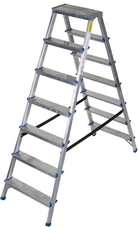 Drabest Hliníkové schůdky oboustranné 7 stupňů