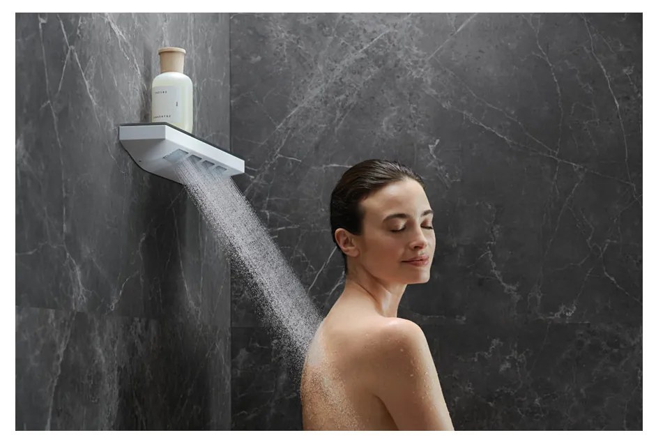 Hansgrohe Rainfinity, šíjová sprcha 500 1jet s poličkou, chromová, HAN-26243000