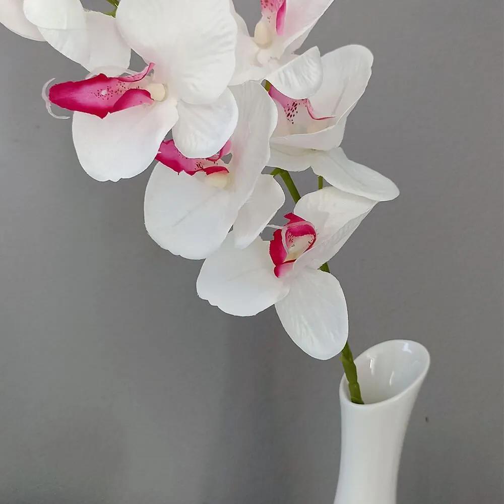 GFT Umělé květiny orchidej - bílá - AKCE!