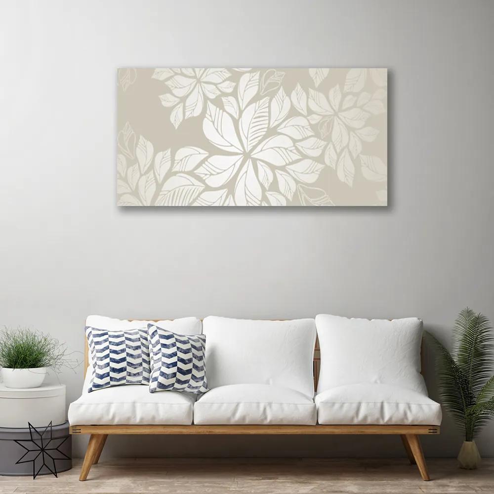 Obraz na plátně Květiny Rostlina Umění 140x70 cm