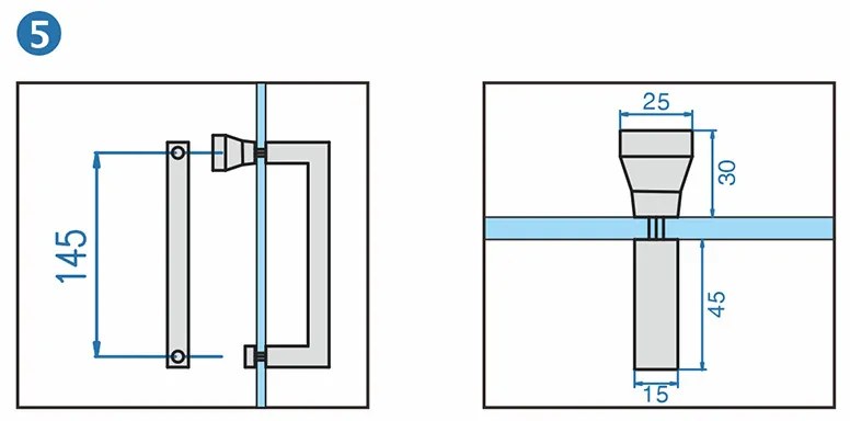 BPS-koupelny Obdélníkový sprchový kout HYD-OK104A 100x90 bílá/transparent - bez vaničky