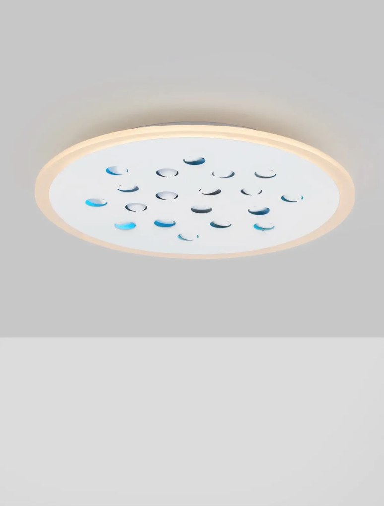 Moderní stropní svítidlo Astraeus RGB 45 s dálkovým ovládáním