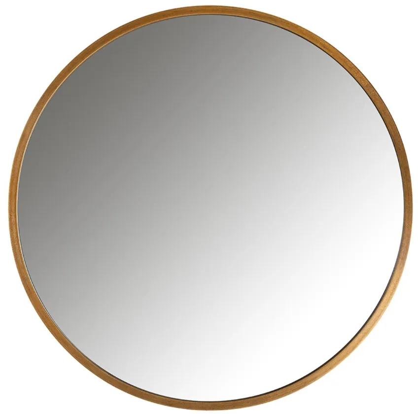 OnaDnes -20% Zlaté kovové závěsné zrcadlo Richmond Maeron 90 cm
