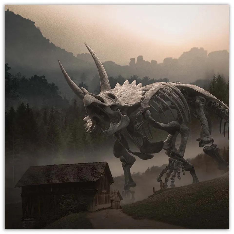 Gario Obraz na plátně Poslední dinosaurus - Zehem Chong Rozměry: 30 x 30 cm