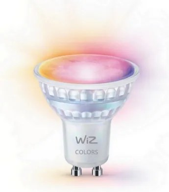 Chytrá LED žárovka GU10 WiZ PAR16 4,7W (50W) 2200-6500K/RGB WiFi stmívatelná, reflektor 36°