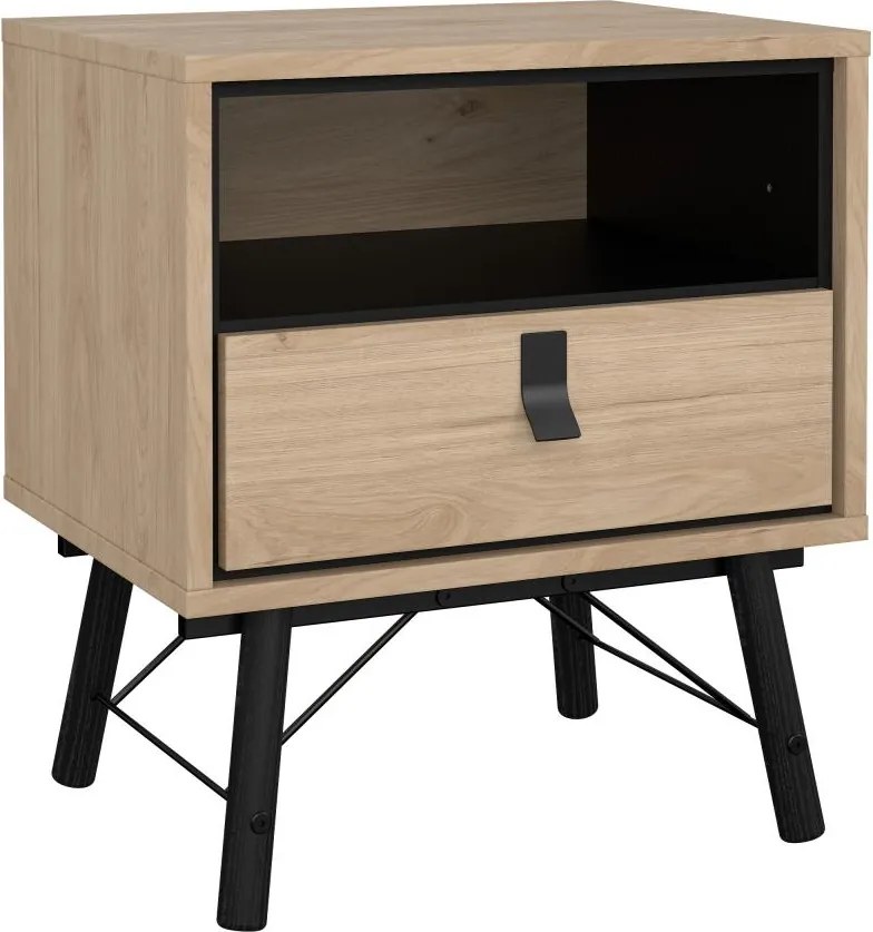 FALCO Noční stolek Rain 1s jackson hickory