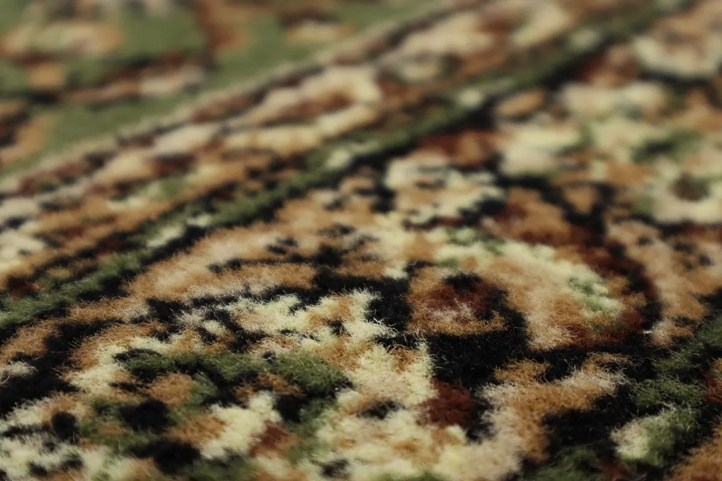Weltom, Běhoun na míru Samira New 12003-023 green, šíře 120 cm, zelená, chodba / předsíň