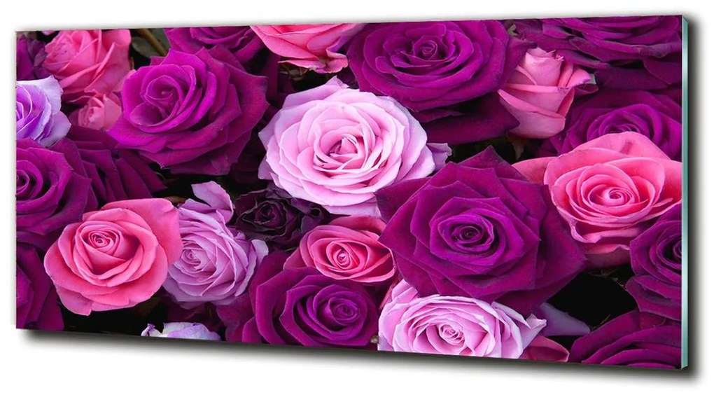 Fotoobraz na skle Růže