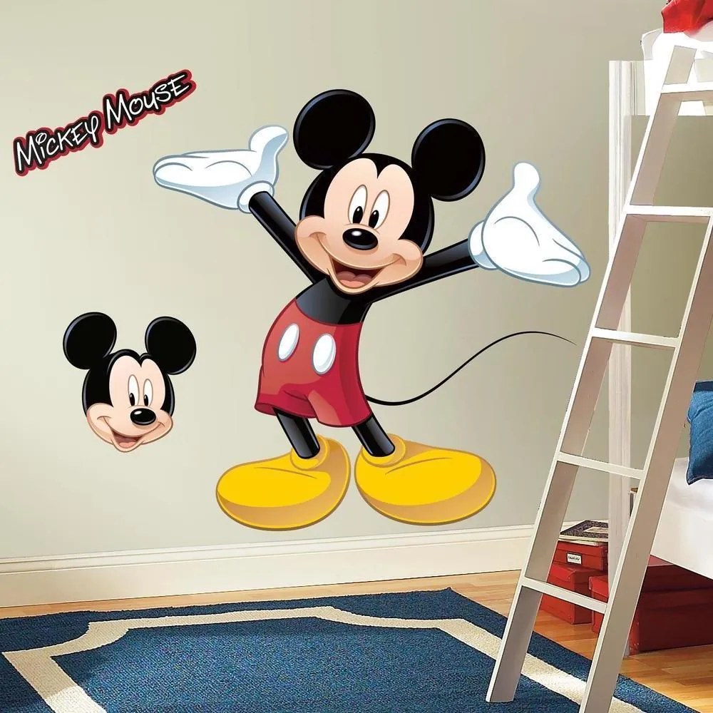 Samolepky na zeď s Disney motivem MYŠÁK MICKEY