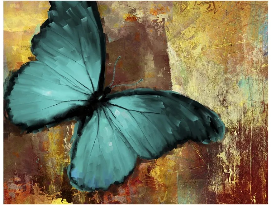 Fototapeta - Painted butterfly