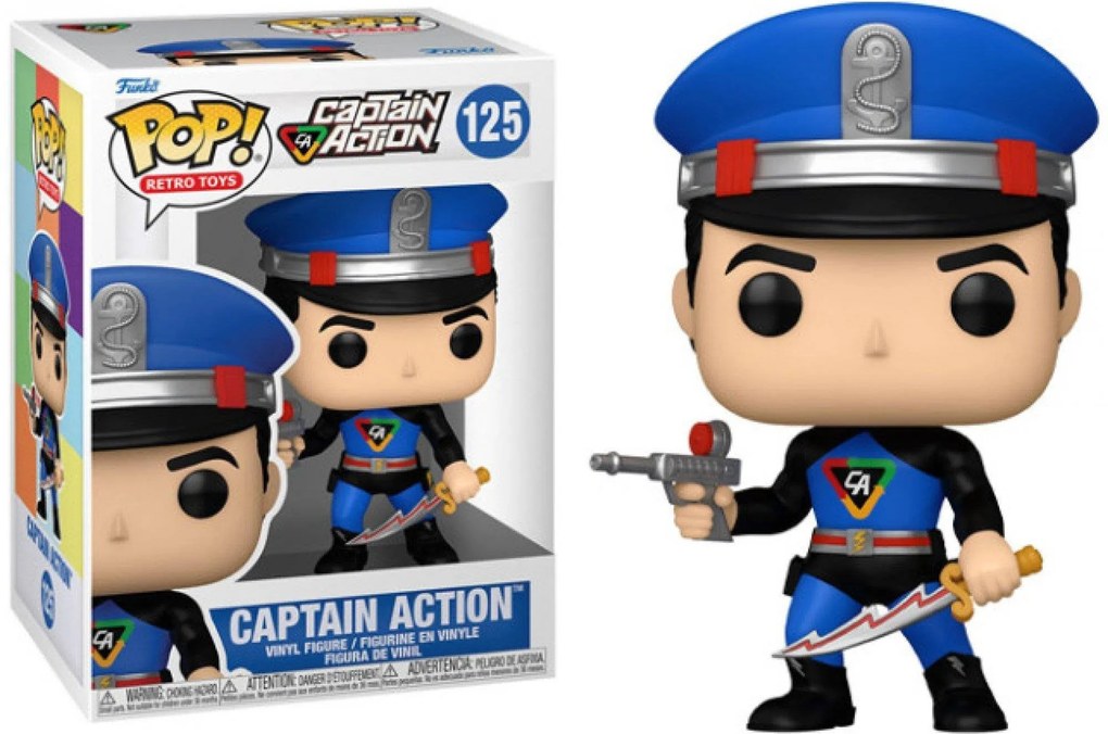 Figurka funko pop! retro toys captain action 125