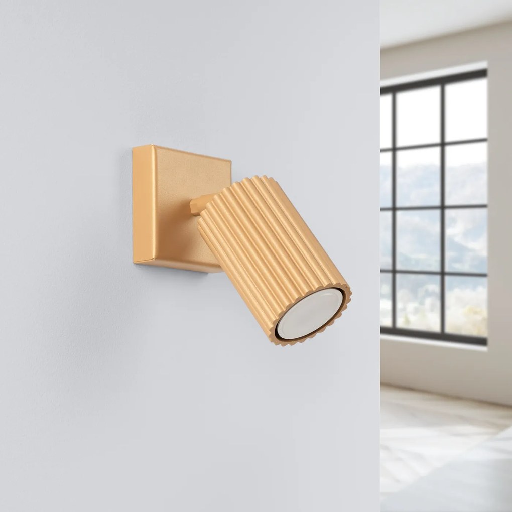 Sollux Lighting Nástěnné svítidlo KARBON zlaté